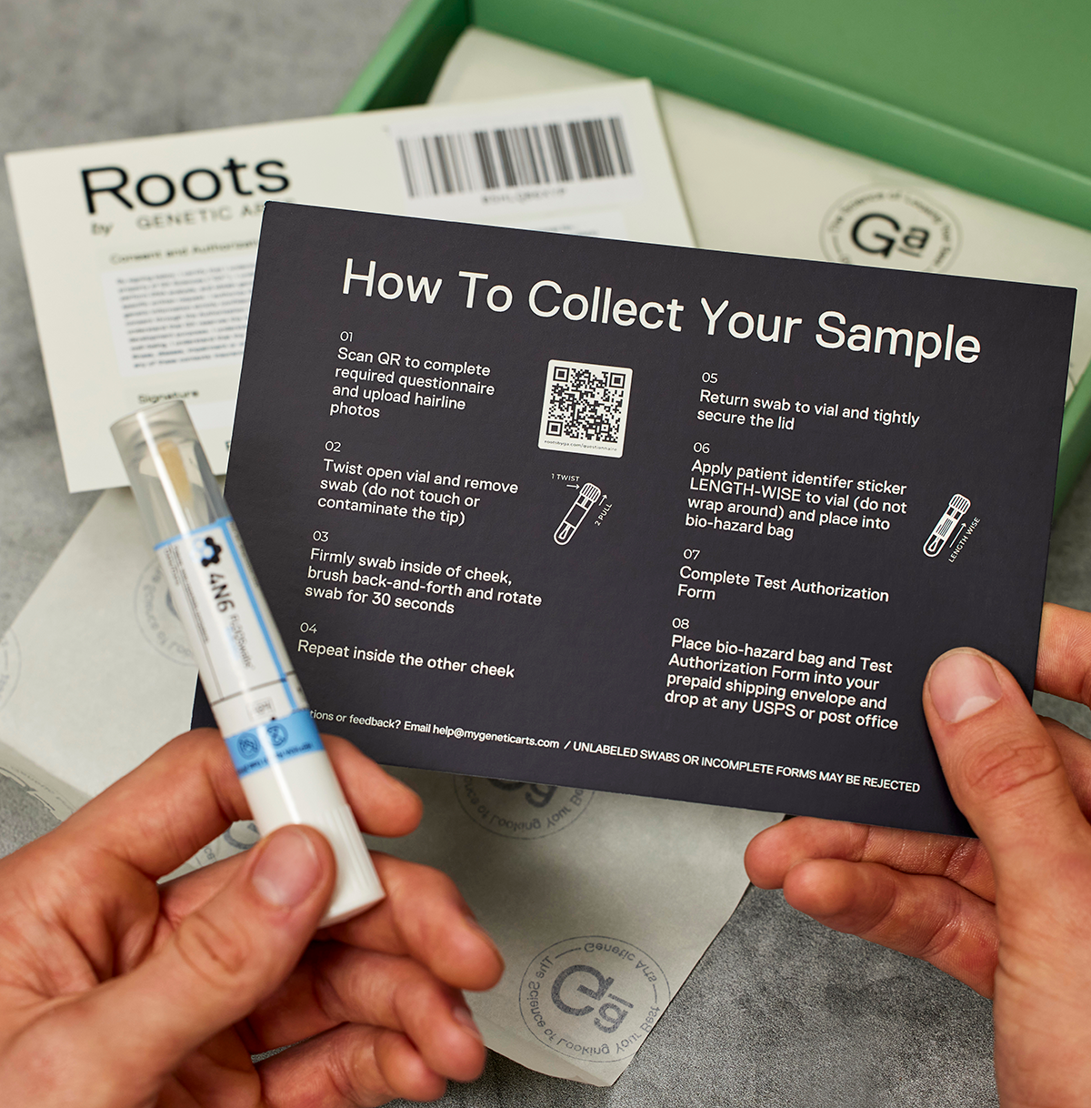 Roots By Genetic Arts - Custom Topical and Genetic Test - Roots