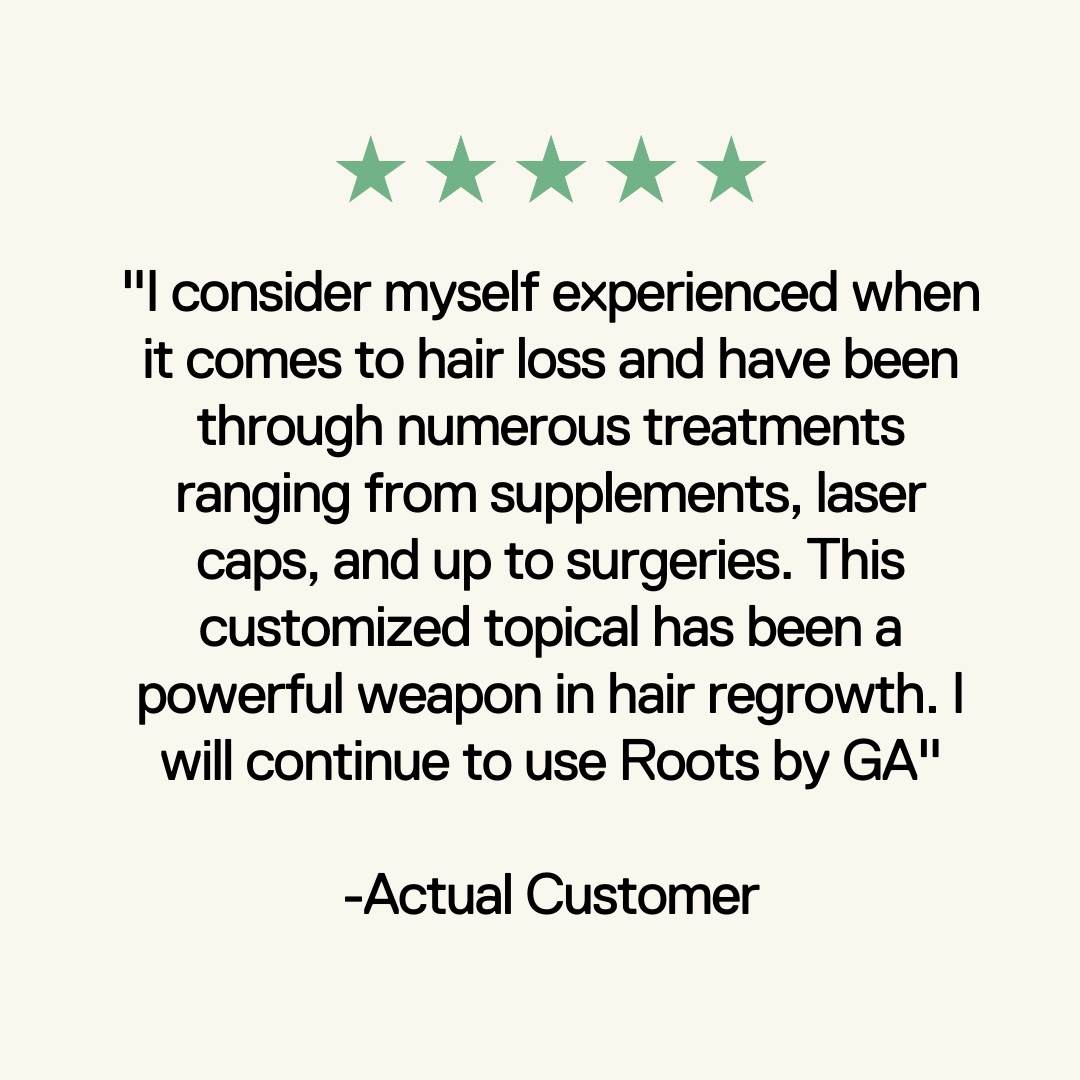 Personalized hair growth topical (60ml) - Roots