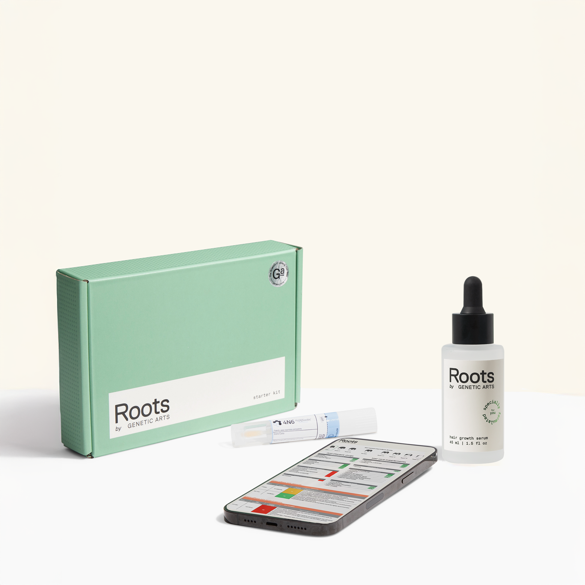 Roots By Genetic Arts - Custom Topical and Genetic Test - Roots